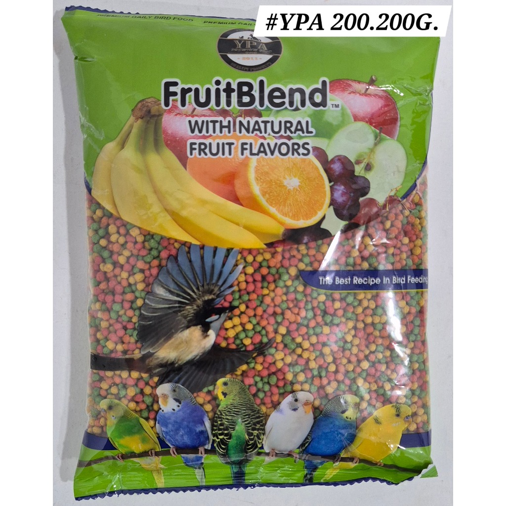 YPA Fruit Blend 200gram Bird Feed Food Burung FruitBlend Budgie Parrot ...