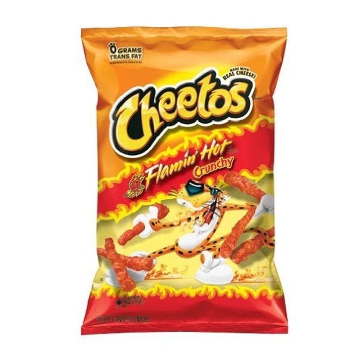 Cheetos Flamin’ Hot Crunchy Cheese Snack 215g | Shopee Malaysia
