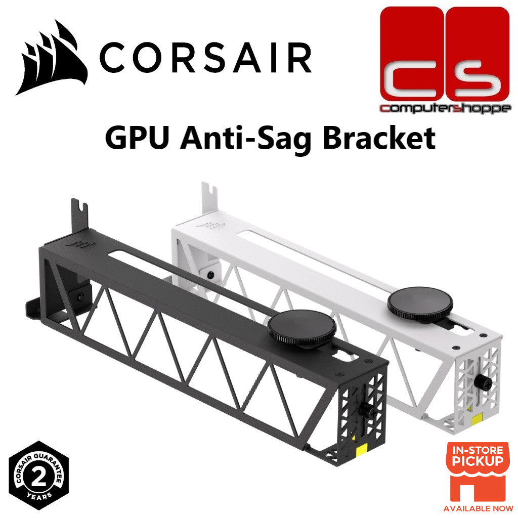 Corsair GPU Anti-Sag Bracket - Black/White | Shopee Malaysia