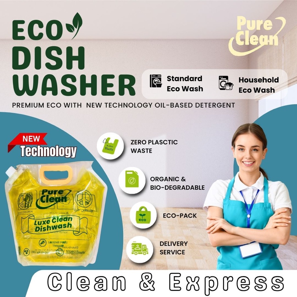 Pure Clean Super Clean & Fresh Concentrated Dish Washer Detergent Big ...