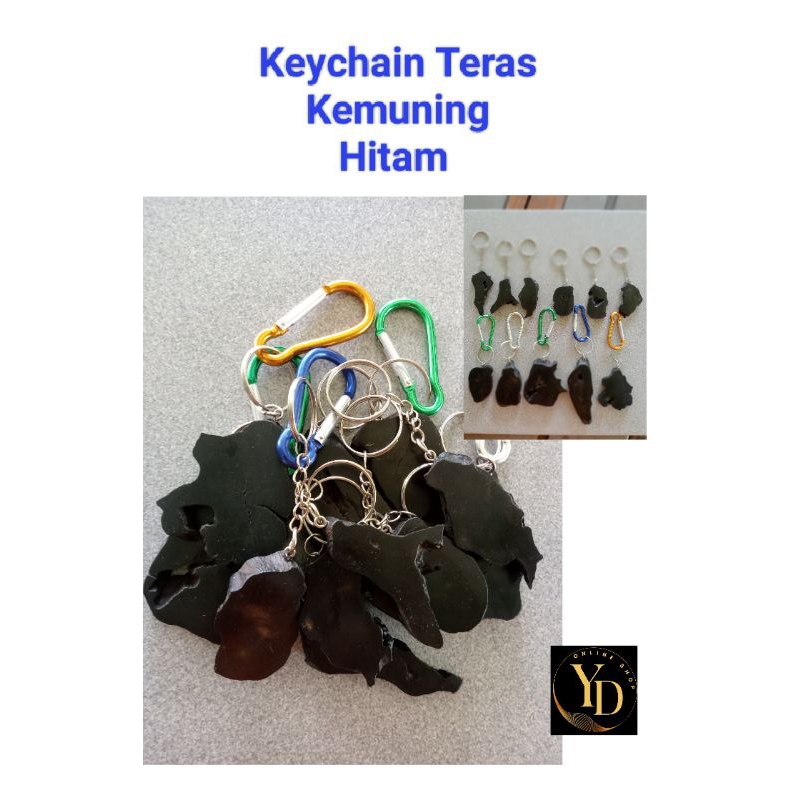 Keychain Teras Kemuning Hitam Asli (bentuk asal/1pc) | Shopee Malaysia