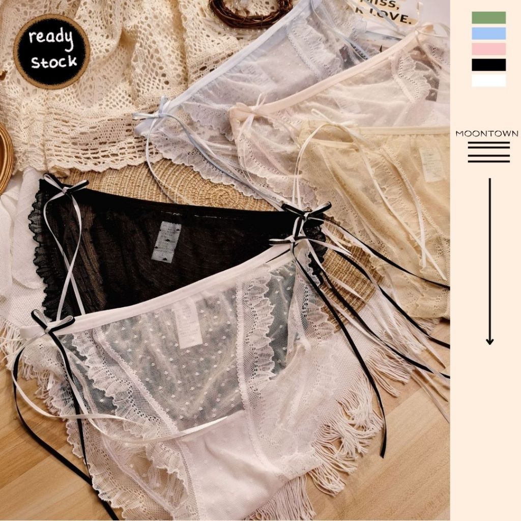 ️【Ready Stock】 Japanese-Style Lace Women's Panties Underwear Pure ...