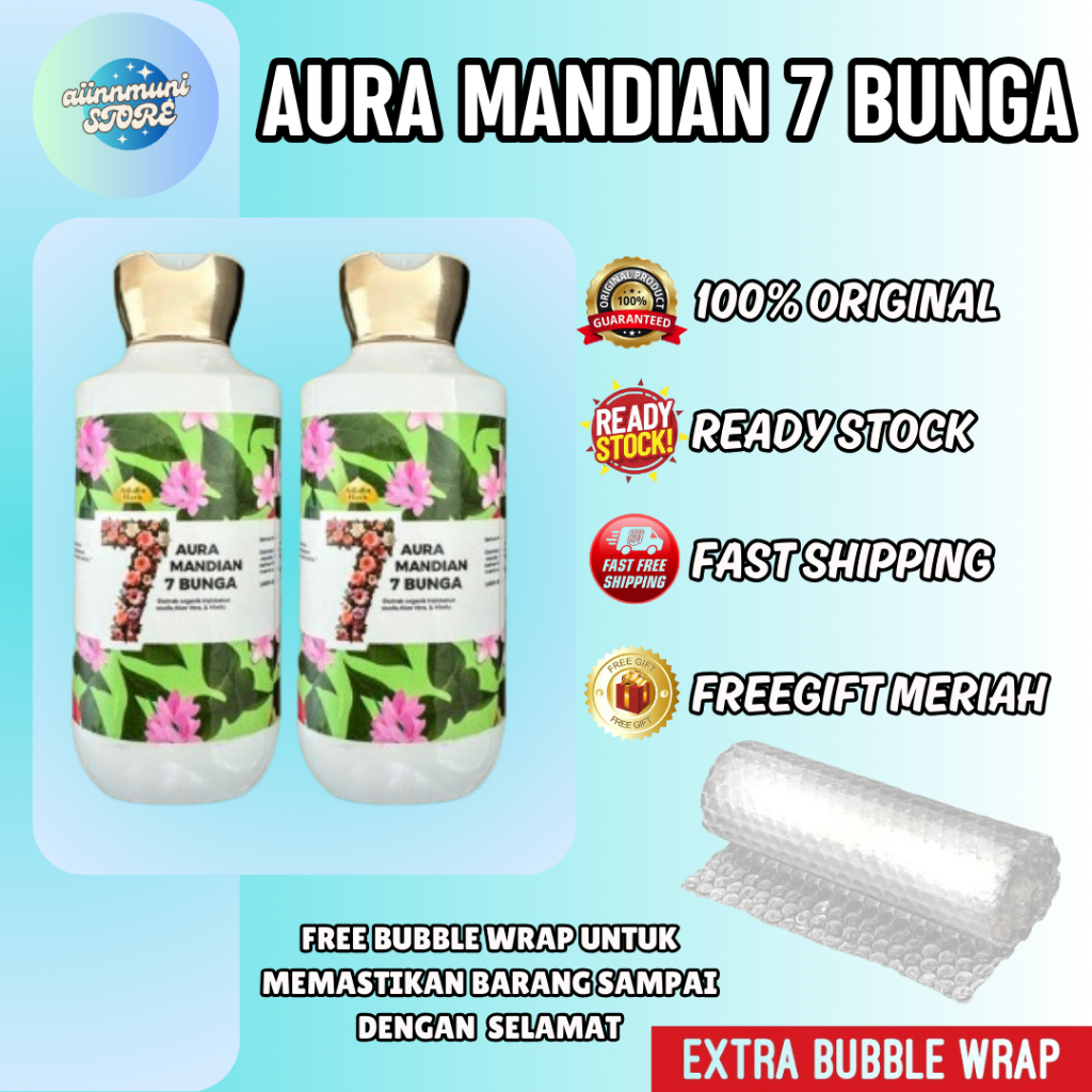 [ 100% ORIGINAL ] AURA MANDIAN 7 BUNGA MANDIAN TUJUH BUNGA SABUN 7 ...