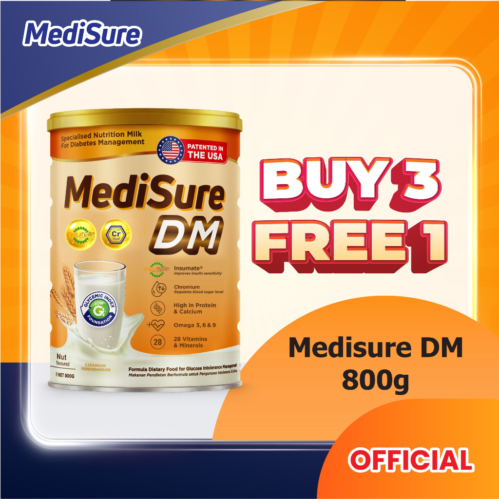 (1 TIN) [100% Original][Ready Stock] Medisure DM 800g | Diabetes ...