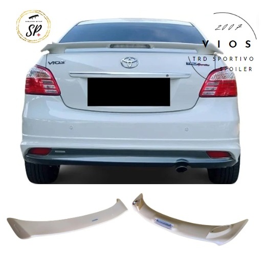 TOYOTA VIOS 2007 - 2012 TRD SPORTIVO SPOILER ABS WITH LED | Shopee Malaysia