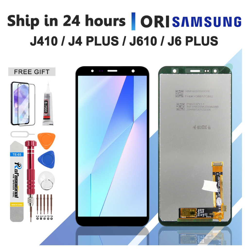 ORIGINAL LCD SAMSUNG J4 PLUS/J415F/J415/J6 PLUS/J610F/J610/J600/J6 2018 ...