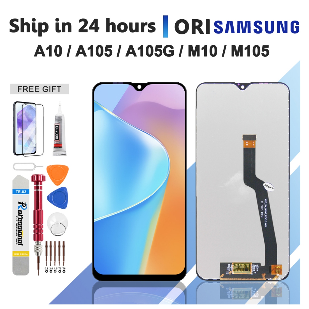 ORIGINAL LCD SAMSUNG A10/ A105 / A105G / M10 /M105 Replacement ...