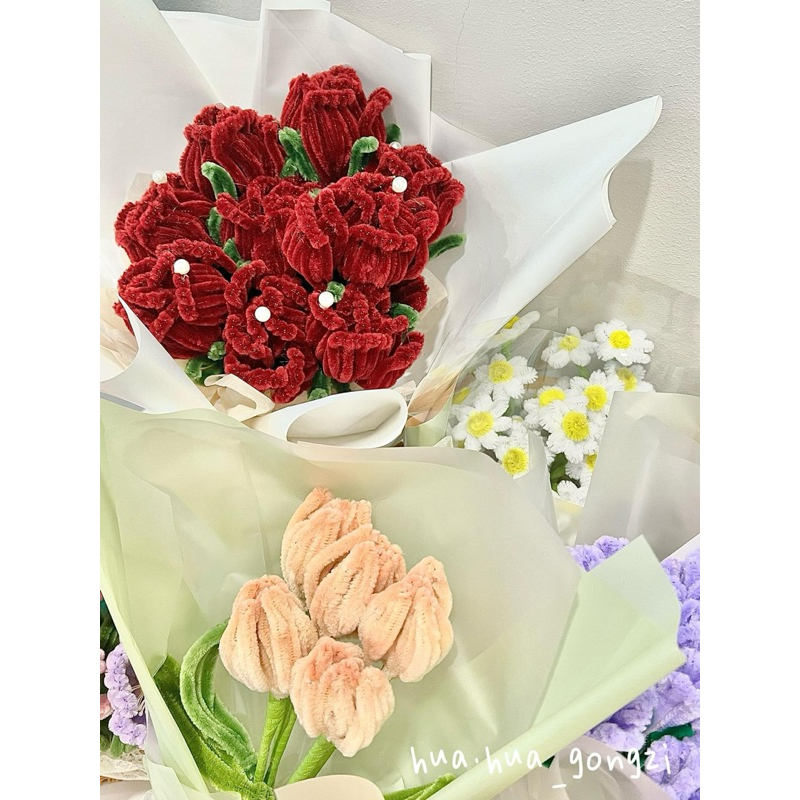🔥Malaysia Ready Stock🔥Fast Delivery🔥Customize Pipe Cleaner Bouquet ...