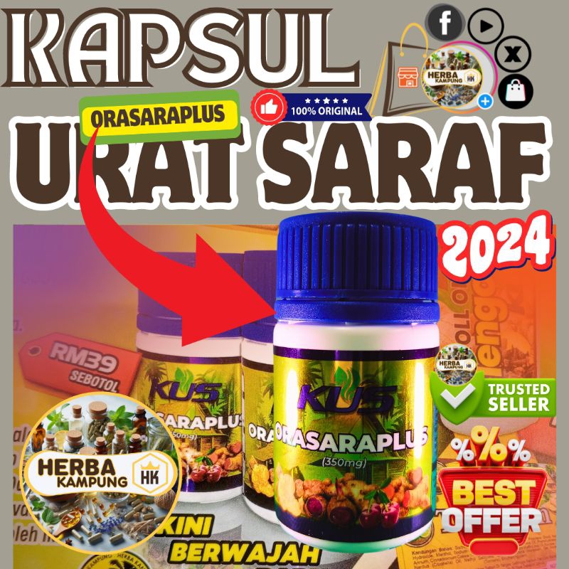 Kapsul Urat Saraf Orasaraplus 100 Original | Shopee Malaysia