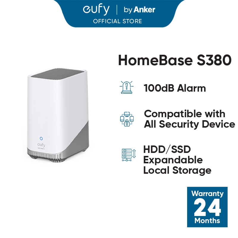 eufy S380 HomeBase 3 | Expandable Local Storage | AI Smart Detection ...
