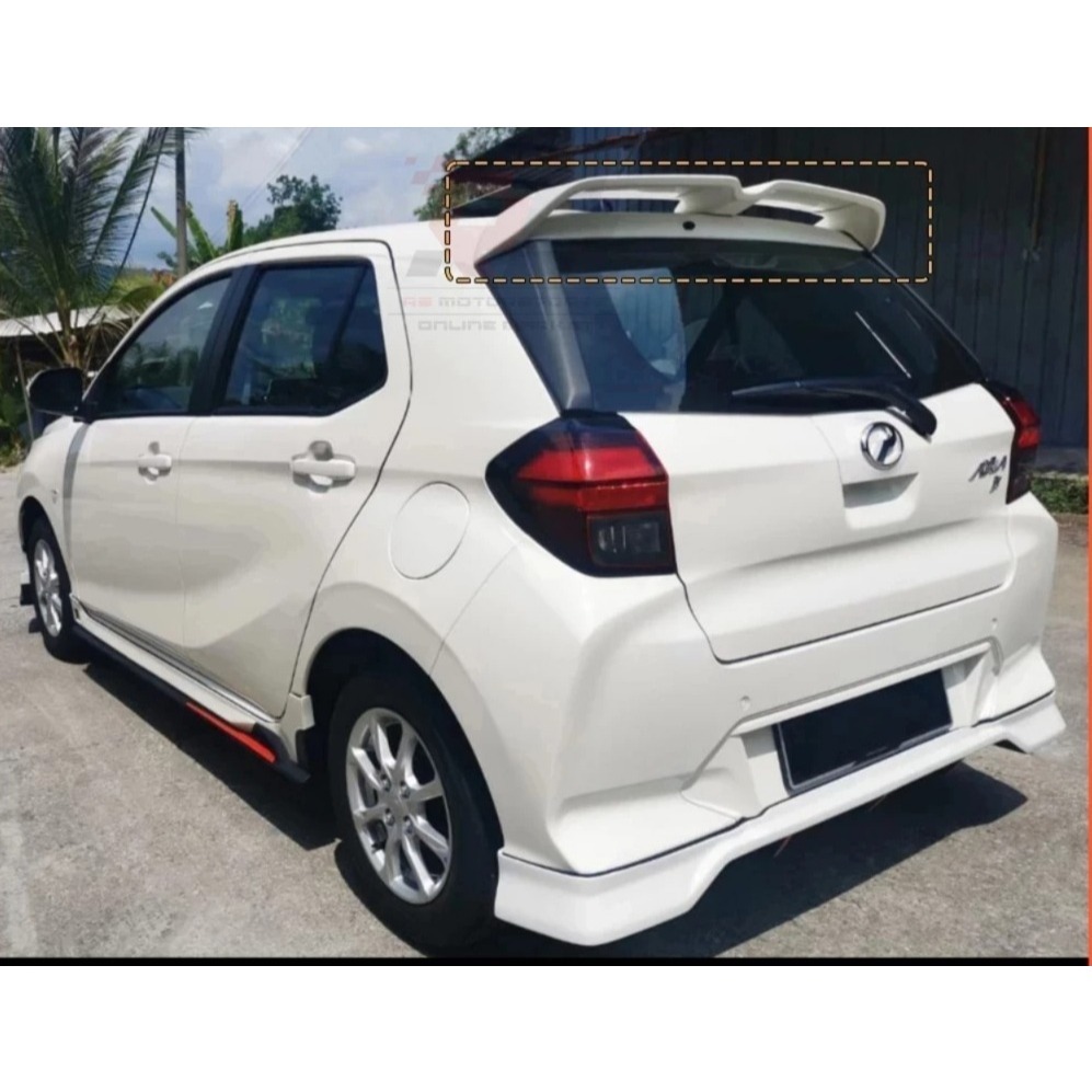 𝐑𝐄𝐀𝐃𝐘 𝐒𝐓𝐎𝐂𝐊 PERODUA AXIA 2023 ( FILEWAR ) SPOILER WITH 2K COLOR PAINT ...