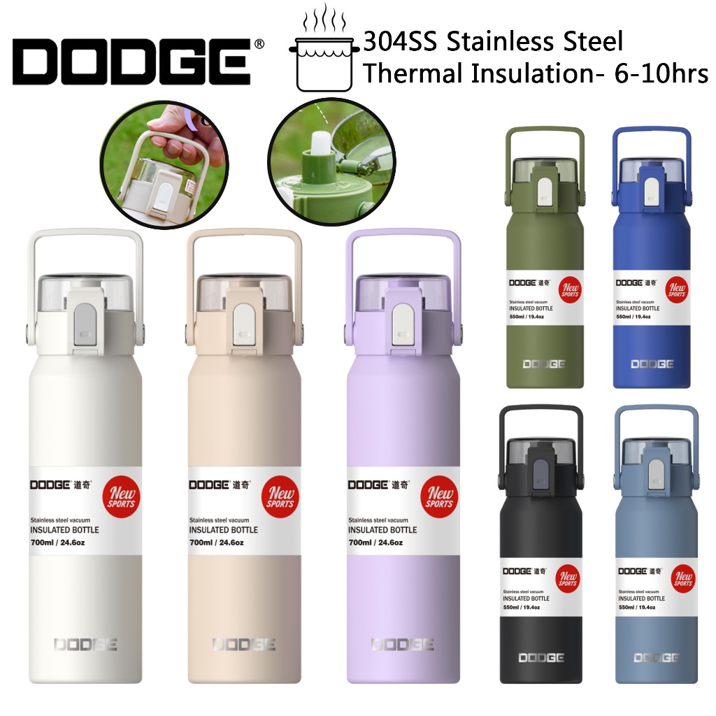 Dodge 550ml/700ml Slim Travel Filter 304SS Stainless Steel Vacuum Flask ...