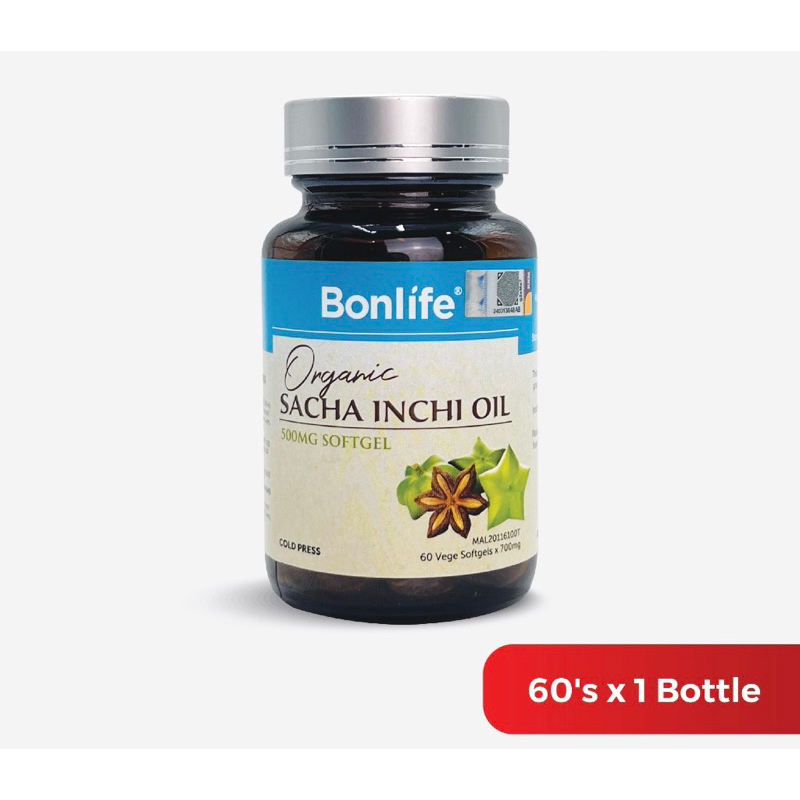 Bonlife Sacha Inchi Oil 500mg 60’s Capsule | Shopee Malaysia
