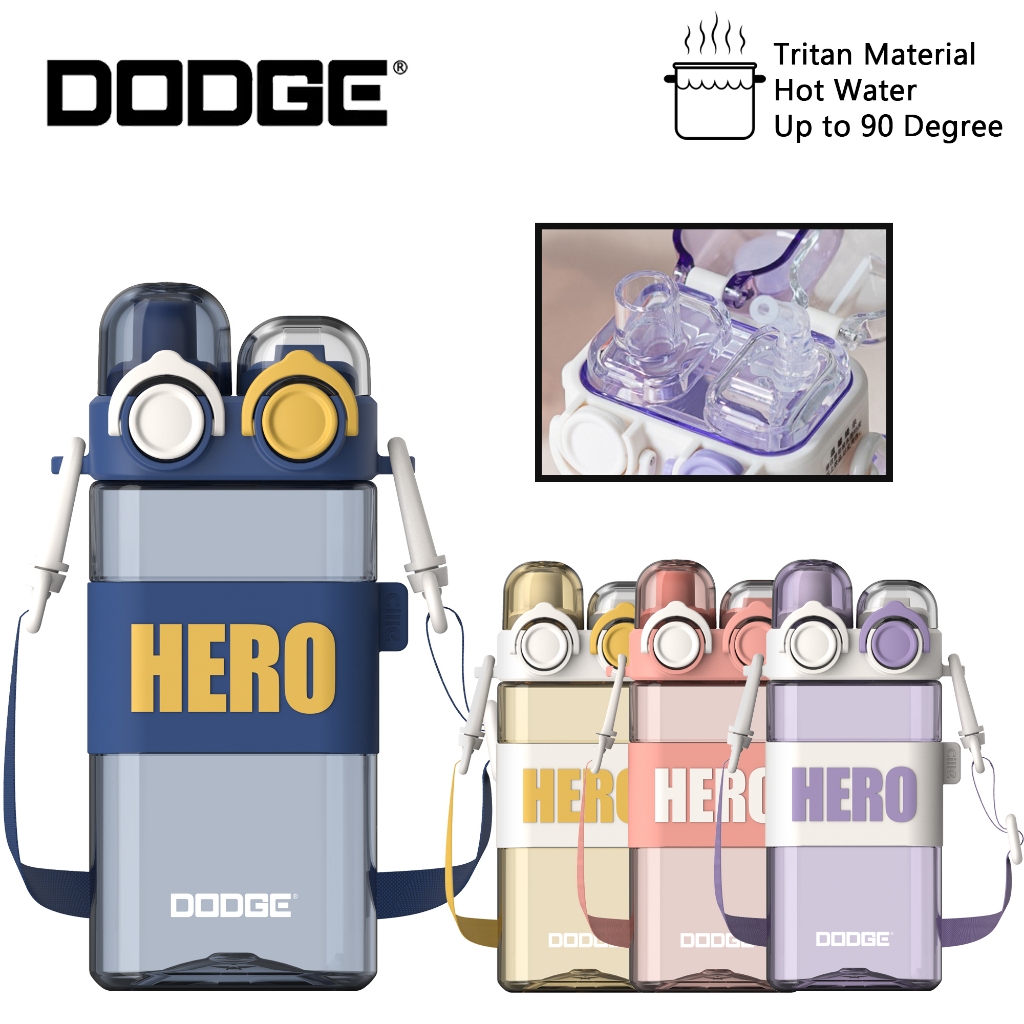 Dodge 570ml Robot Style Dual Head Leakproof Tritan BPA-Free Water ...
