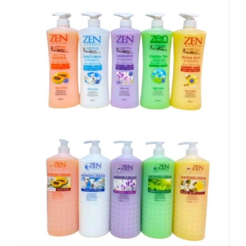 Zen Garden Shower Cream Pelbagai Jenis Wangian 2100ml/1000ml | Shopee ...