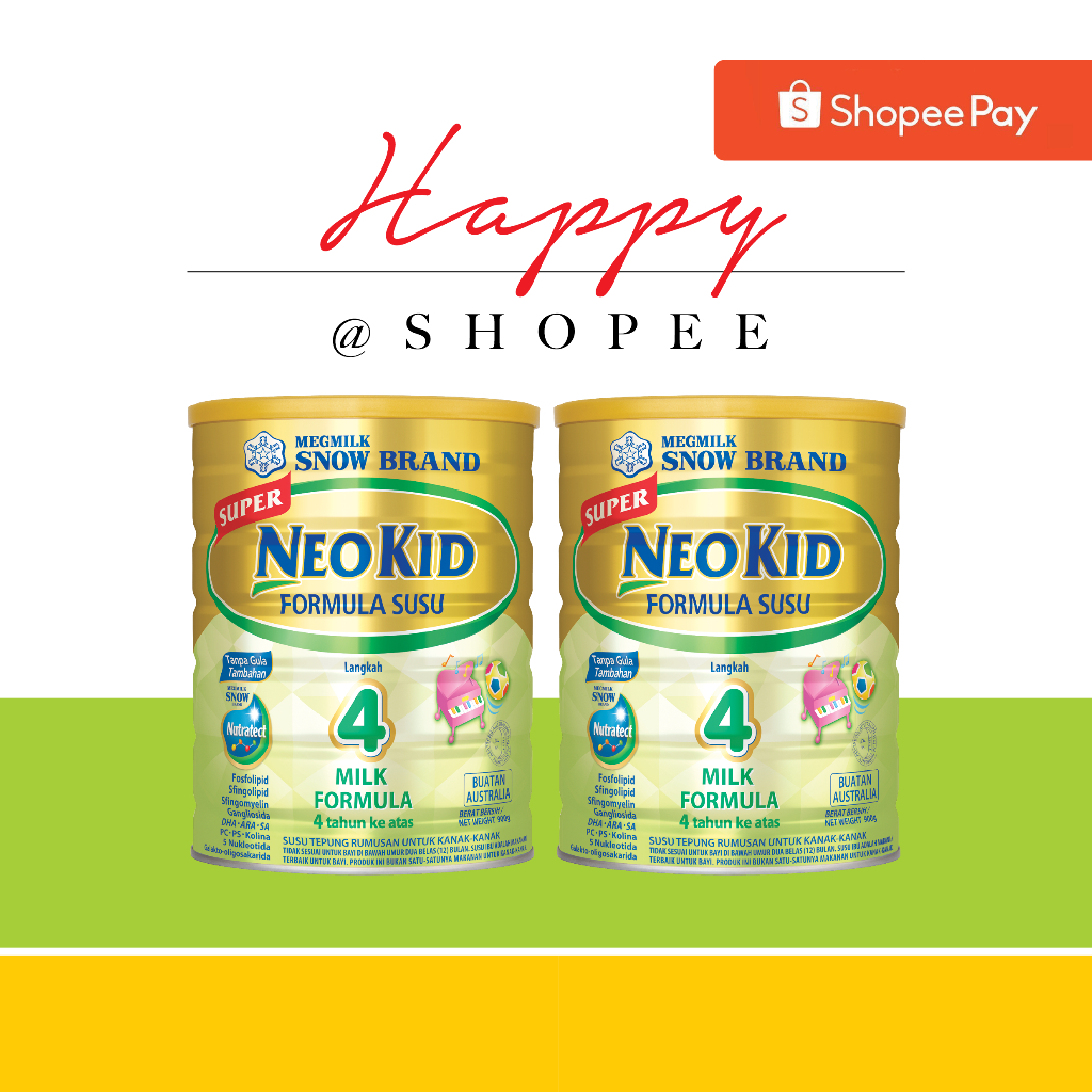 RM74.25/TIN WITH CASHBACK Snow Brand Super Neo Kid Step 4 Growing-Up ...