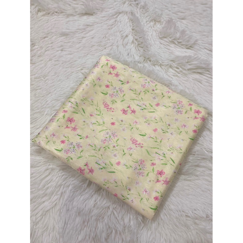 kain pasang raya 2025 cantik kuning lembut ready stock fast shipping ...