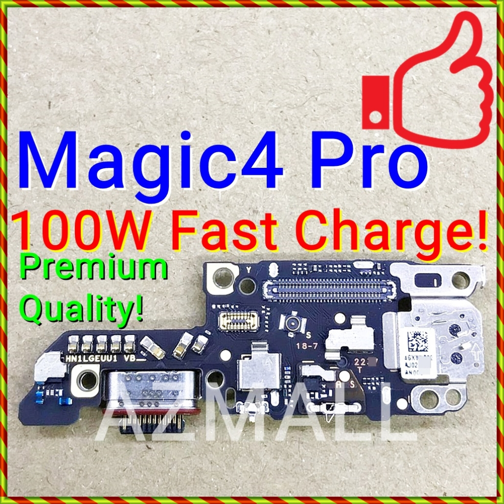 (100W Fast Charge) NEW ORI SIM Slot Charging Port FULL IC Board MIC Honor Magic4 Pro /Magic 4 ...