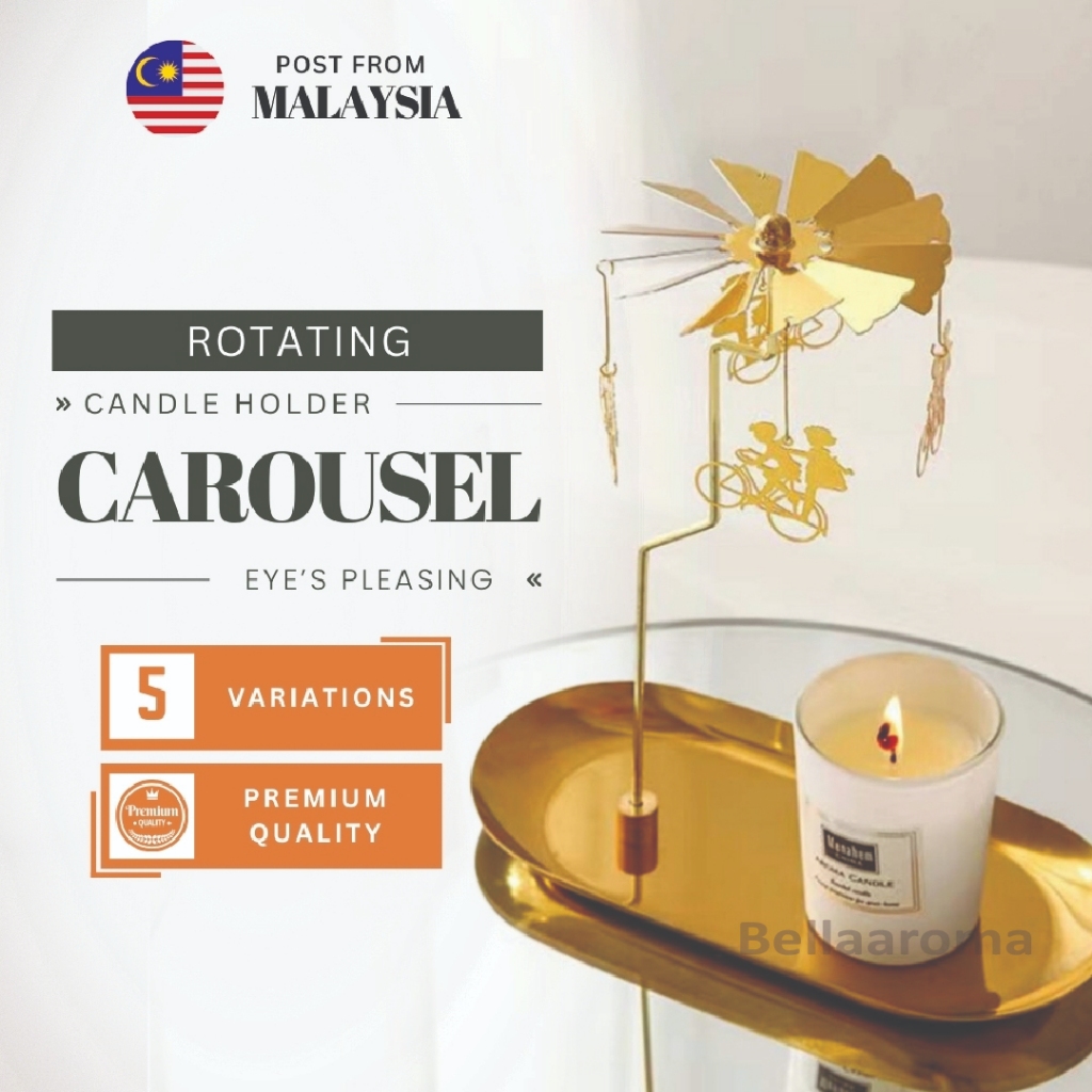Candle Carousel Stick Rotating Candle stick Candle Holder Candle Tray ...