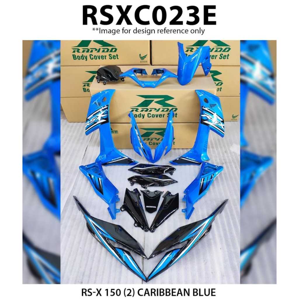 COVER SET HONDA RS-X 150 Honda Winner-X 150 (2) White Trico Red ...