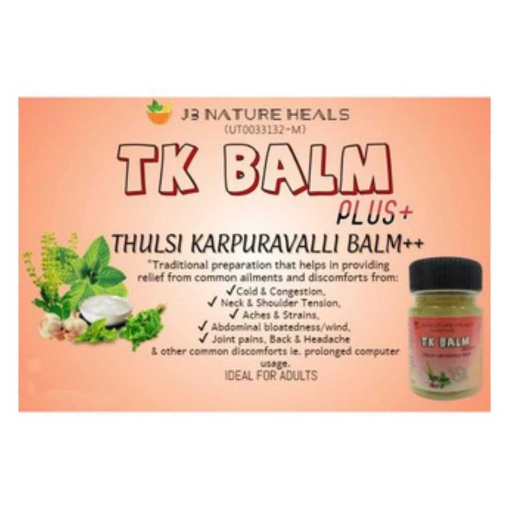 TK BALM PLUS BEST BALM (RED) THULASI KARPURAVALLI BALM BEST av | Shopee Malaysia