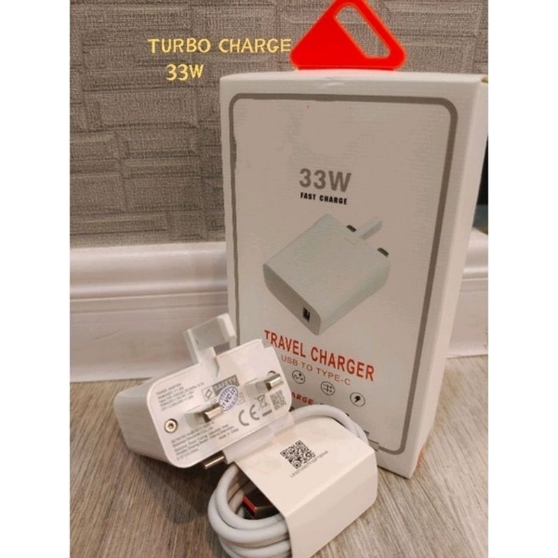 Xiaomi 33W Turbo Fast Charger With 6A TYPE-C USB Cable &Adapter For M i ...