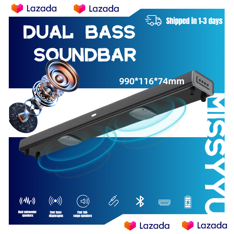 Cinema 3D surround Soundbar Speaker Home projector Wireless Audio TV ...