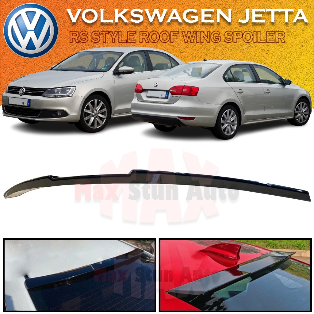 VOLKSWAGEN JETTA MK6 2012-2018 RS STYLE ROOF WING REAR SPOILER LIP WITH ...