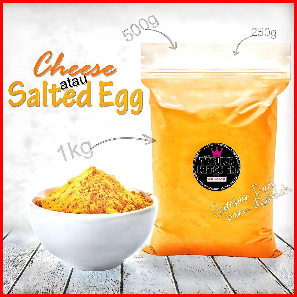 Halal Serbuk Salted Egg, Cheese powder & others 1=250gram | Shopee Malaysia