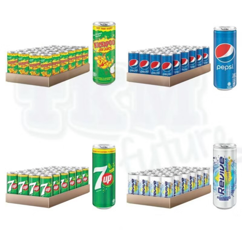 320ml x24 CAN Kickapoo/Pepsi/7up/Revive | Shopee Malaysia