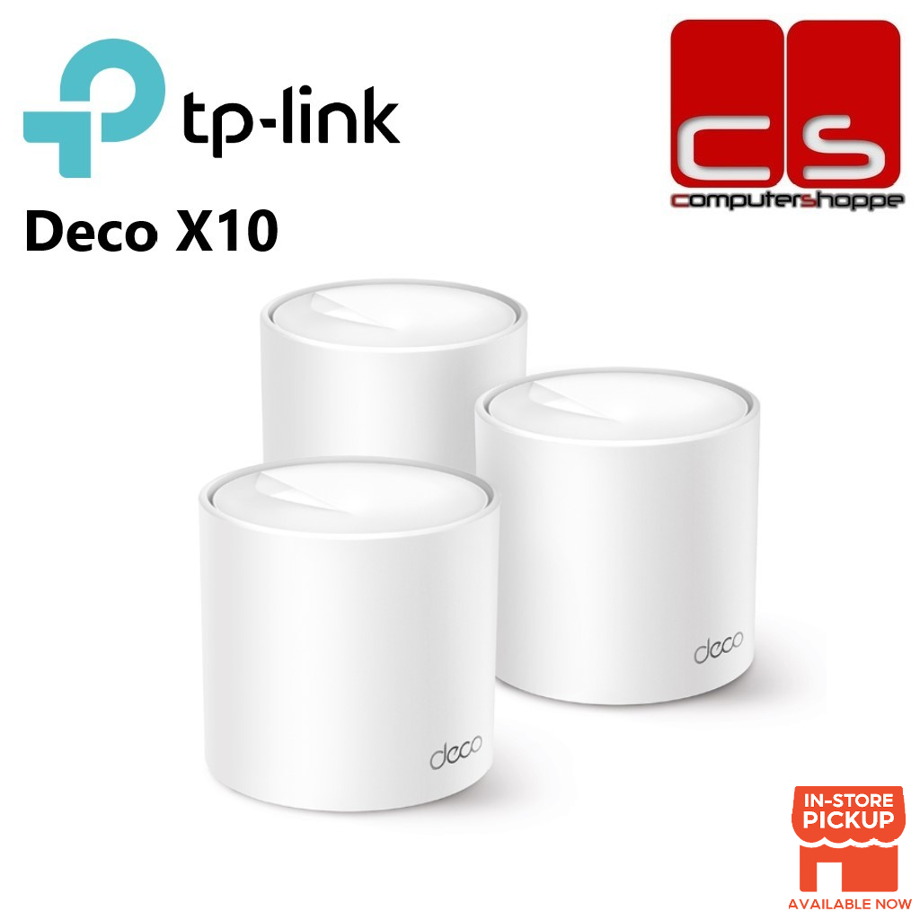 TP-Link Deco X10 AX1500 Whole Home Mesh Wi-Fi 6 System - 1Pack/2Pack ...