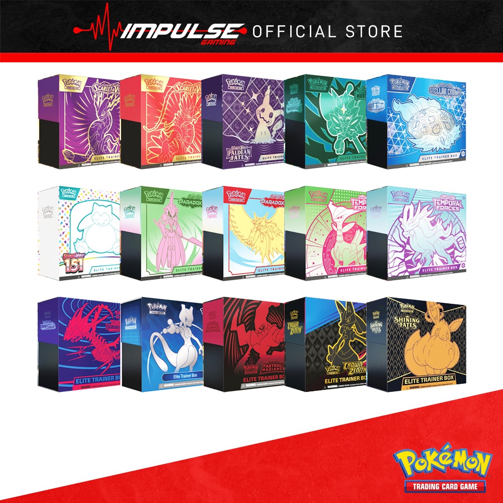 Pokemon TCG [ENGLISH VERSION] Sword Shield Elite Trainer Box ...