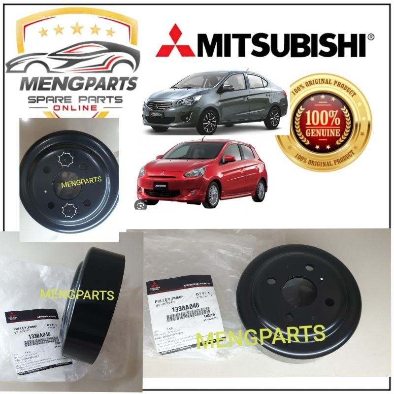 ORIGINAL MITSUBISHI ATTRAGE A13A MIRAGE A03A WATER PUMP PULLEY 1330A046 ...