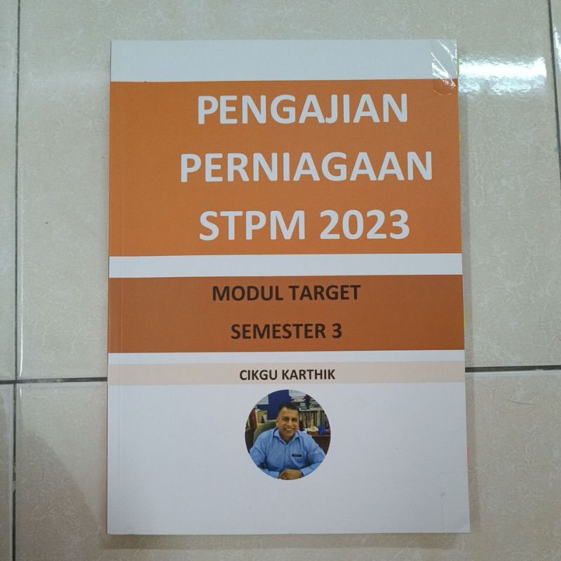 (used) Pengajian Perniagaan STPM 2023 Modul Target Semester 3 Cikgu ...