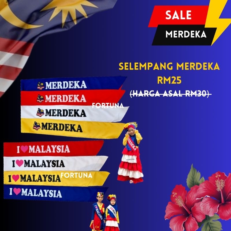 AKSESORI MERDEKA SELEMPANG MERDEKA MURAH | Shopee Malaysia