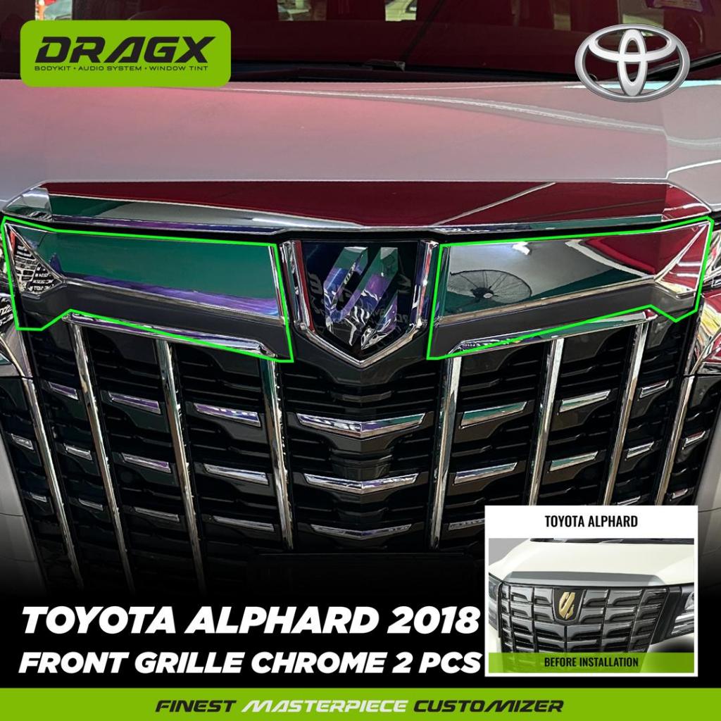 🔥READY STOCK 🔥TOYOTA ALPHARD FRONT GRILLE CHROME 2018 2PCS | Shopee ...