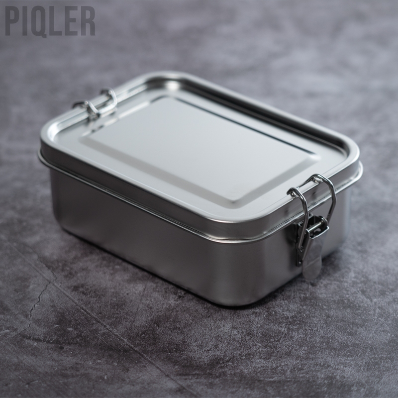 SUS 304 Stainless Steel Lunch Box 850ML and 1200ML with Lock Cover ...