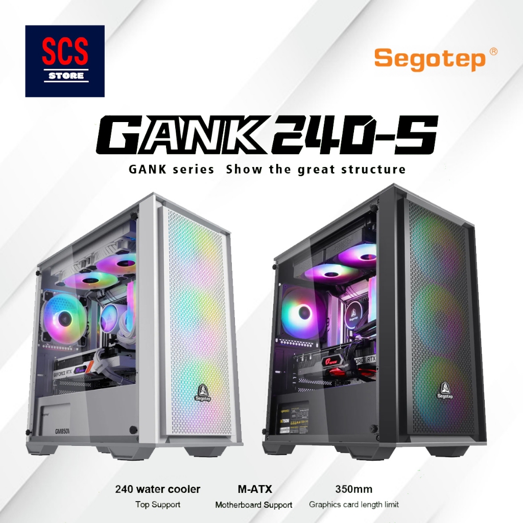 SEGOTEP Gank 240 S Gaming PC Case | Shopee Malaysia