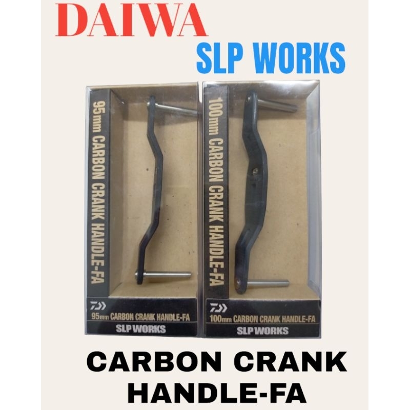 ORIGINAL DAIWA SLP WORKS CARBON CRANK HANDLE-FA | Shopee Malaysia