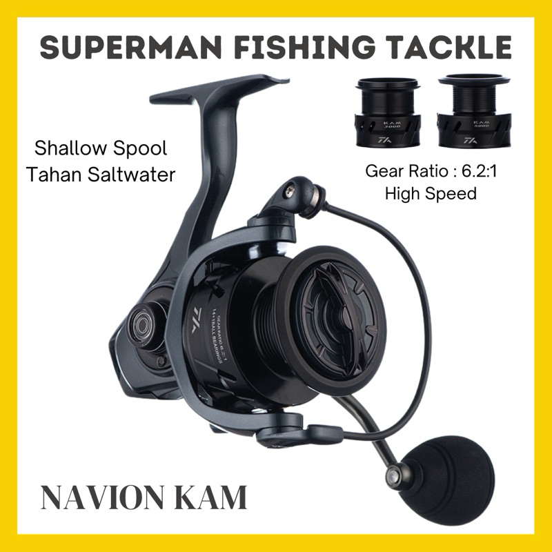 2024🔥 Navion KAM 1000-7000 Spinning Reel latest model also got sell rod ...