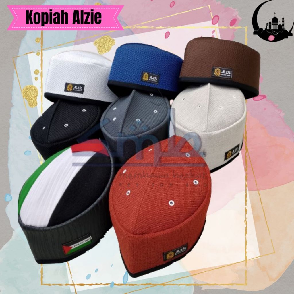(PMN) Kopiah Al Zie / Kopiah Viral / Kopiah Tahfiz / Kopiah Alzie ...