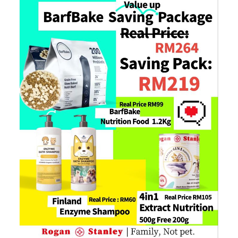 (VALUE PACK) Saving Package For ROGAN STANLEY Product Pet Nutrition ...