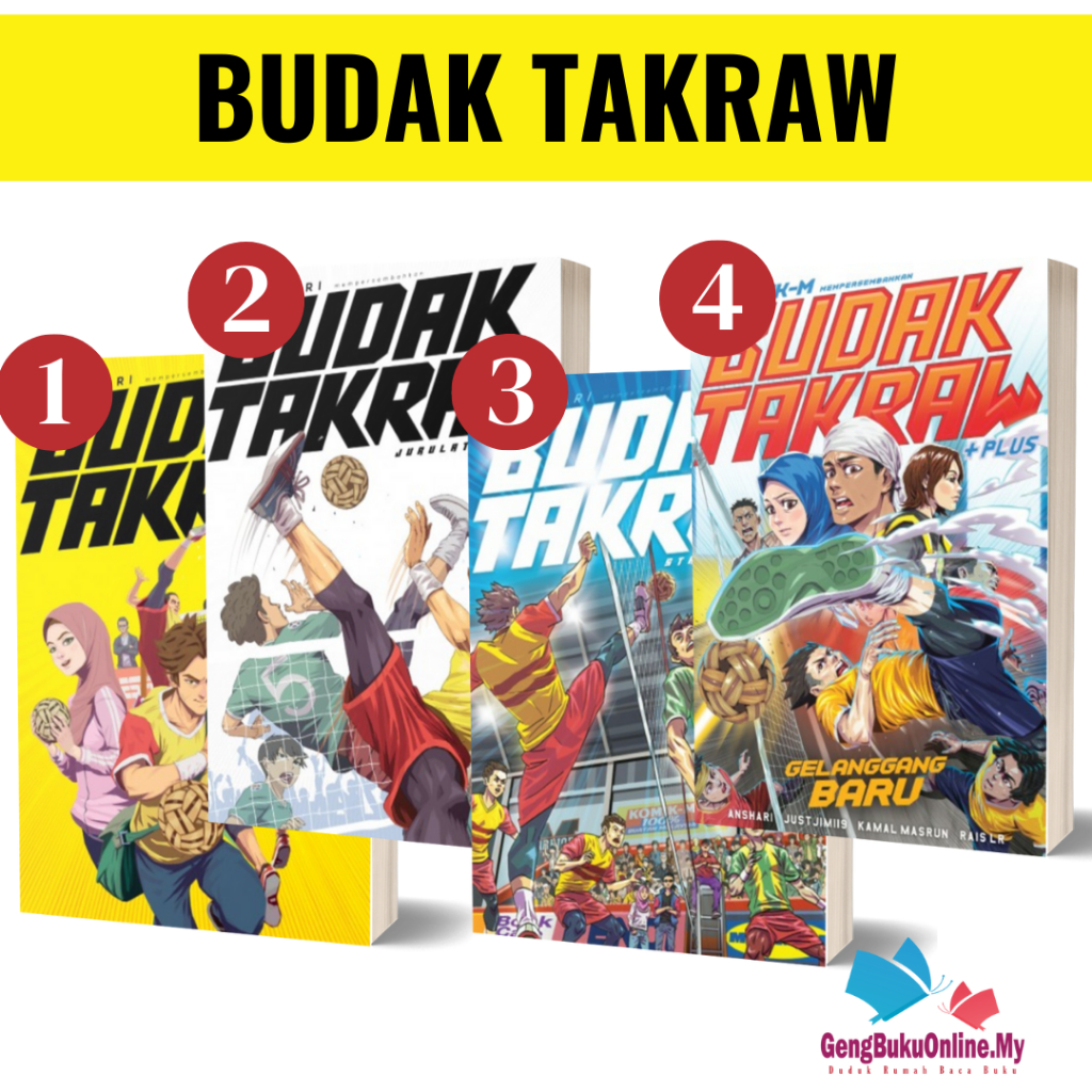 Komik-M : Budak Takraw - Mohd Anshari Mohd Rahizan (Anshari) | Shopee Malaysia