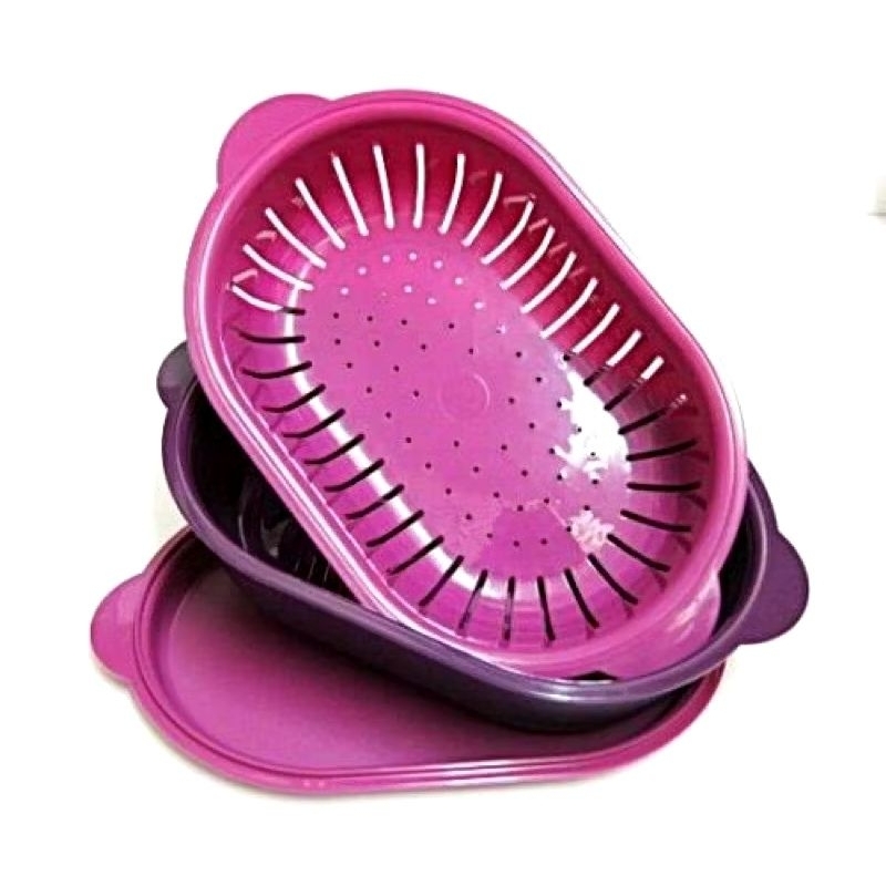 OVAL SERVER 2L WITH COLANDER (MINOR DEFECT) | Shopee Malaysia