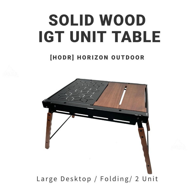 IGT Camping Table IGT Unit Combination Table Modular Table Blackened ...