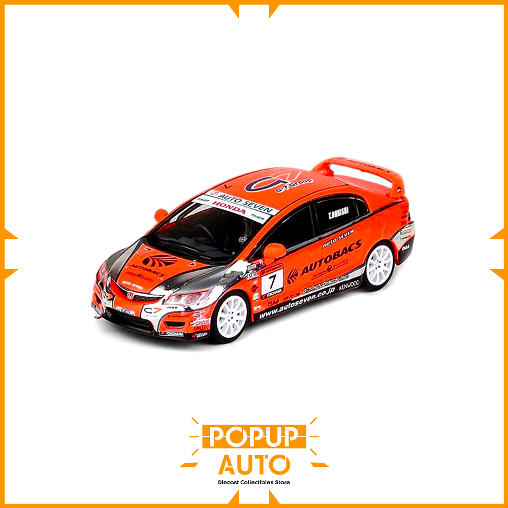 Inno64 1:64 - Honda Civic Type R FD2 7 Autobacs Mugen Power Cup Civic One Make Race 2012 IN64 ...
