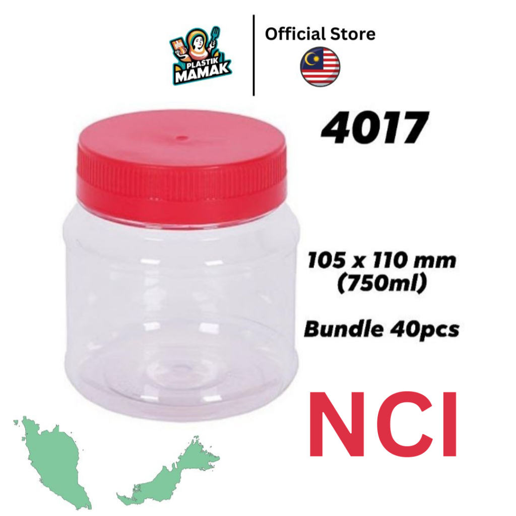 🔥READY STOCK🔥NCI 4017 Balang Kuih RAYA / bekas plastik / botol plastik ...