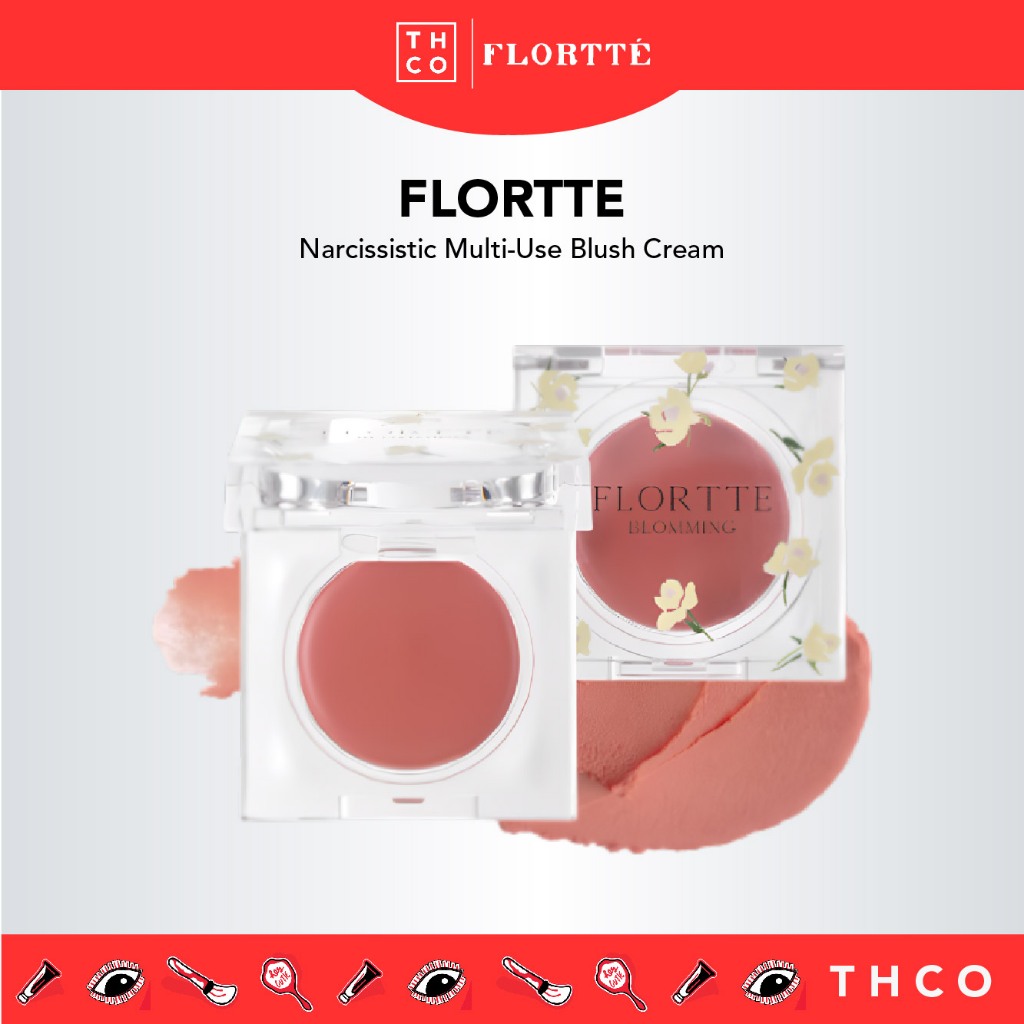 FLORTTE Narcissistic Multi-Use Blush Cream 花洛莉亚自恋系列多用腮红膏 | Shopee Malaysia