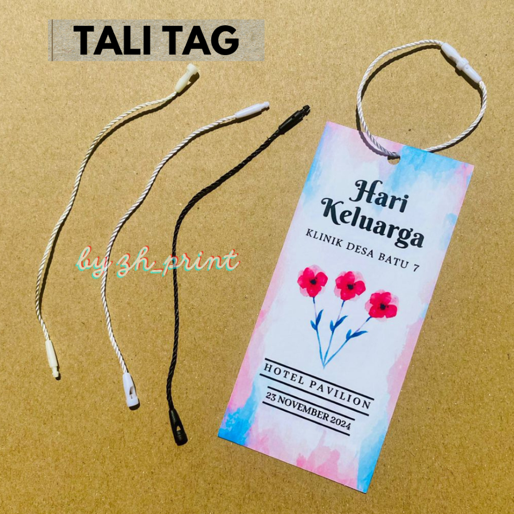 50pcs / 100pcs TALI TAG KAD | TAG CARD STRING | Shopee Malaysia