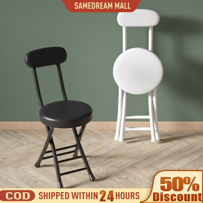 Kerusi Lipat Solat Portable Folding Chair With Soft Seat Sponge Cushion ...